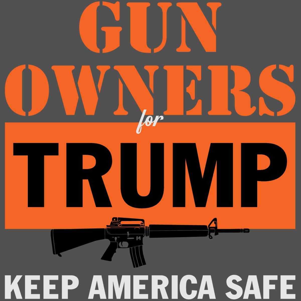 Gun Owners Trump SVG Keep America Safe SVG1 | Inspire Uplift