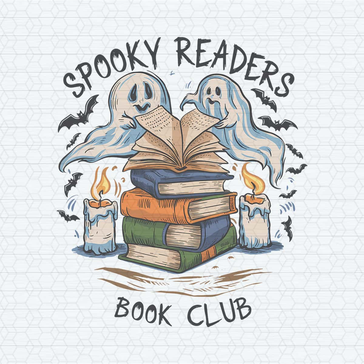 Horror Ghost Spooky Readers Book Club PNG | Inspire Uplift