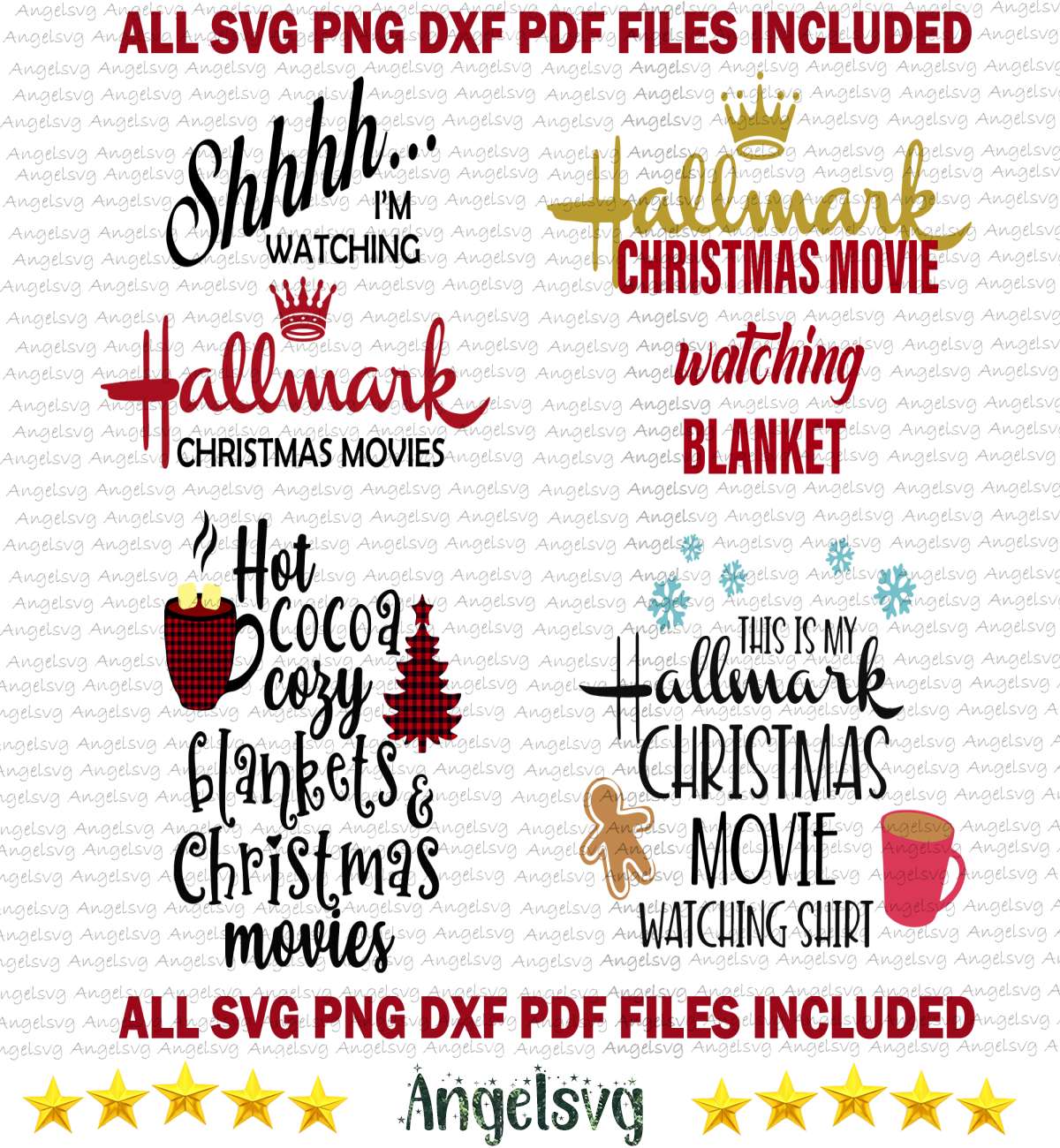 Hallmark movie watching blanket, Christmas Svg, xmas svg - Inspire Uplift