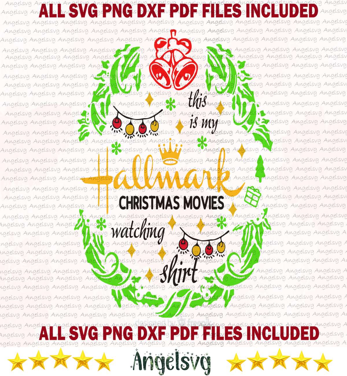 This is my hallmark movies watching shirt svg | Inspire Uplift