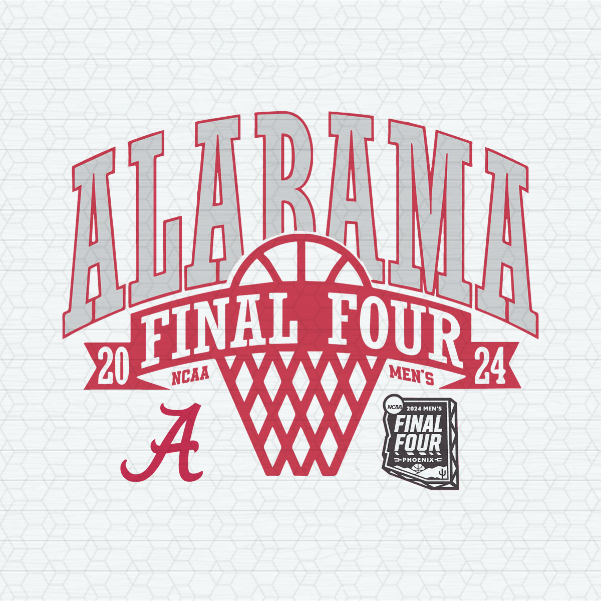 Alabama Final Four 2024 Mens Basketball SVG - Inspire Uplift