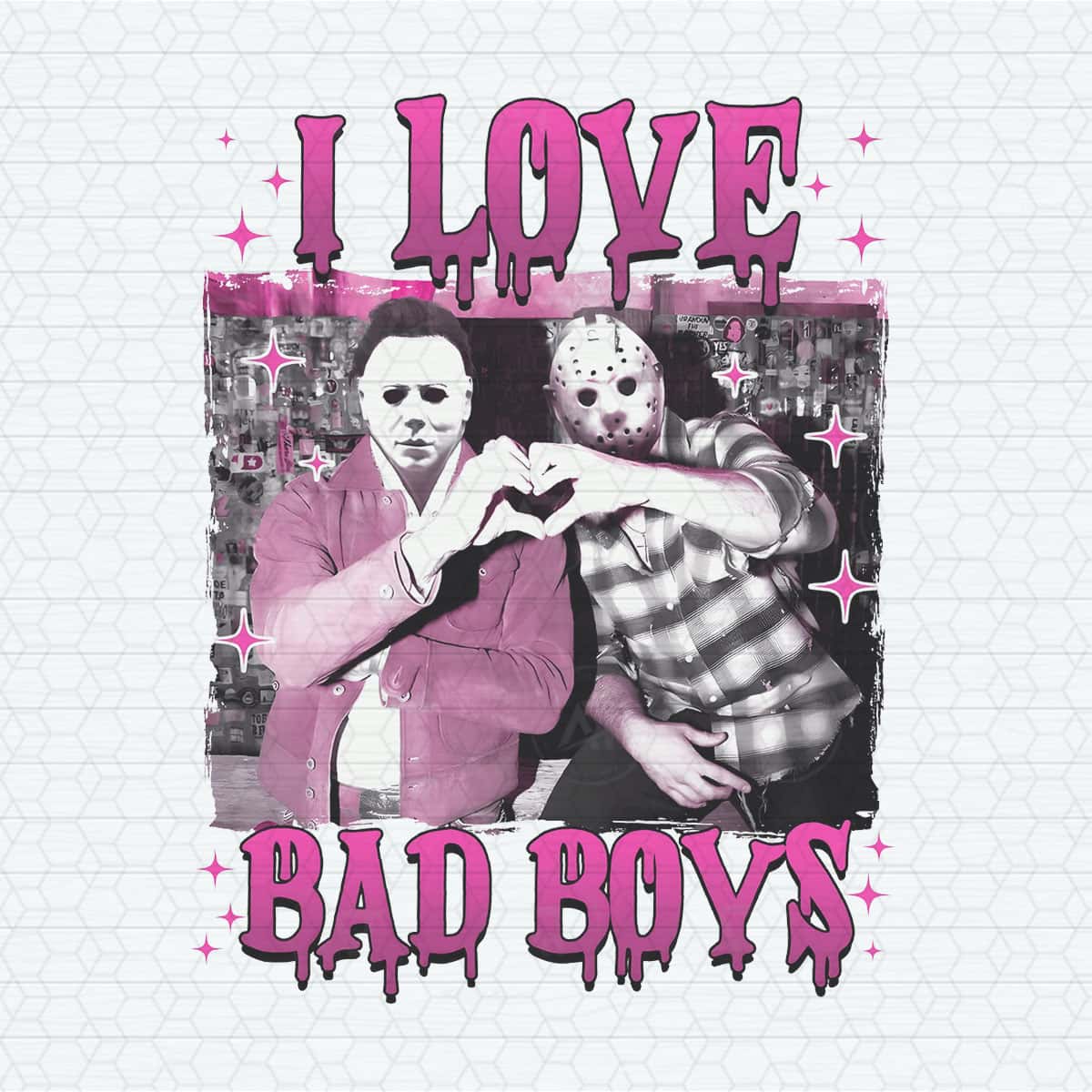 Horror Characters I Love Bad Boys PNG - Inspire Uplift