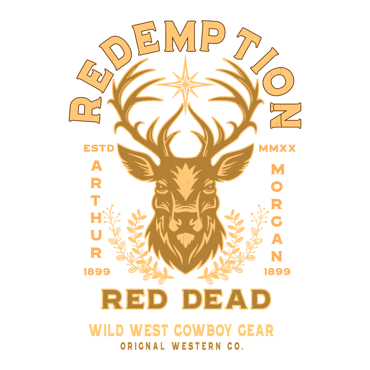 Retro Red Dead Redemption Arthur Morgan SVG - Inspire Uplift