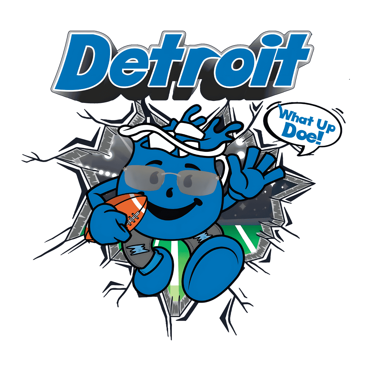 Funny Detroit Kool Aid What Up Doe PNG | Inspire Uplift