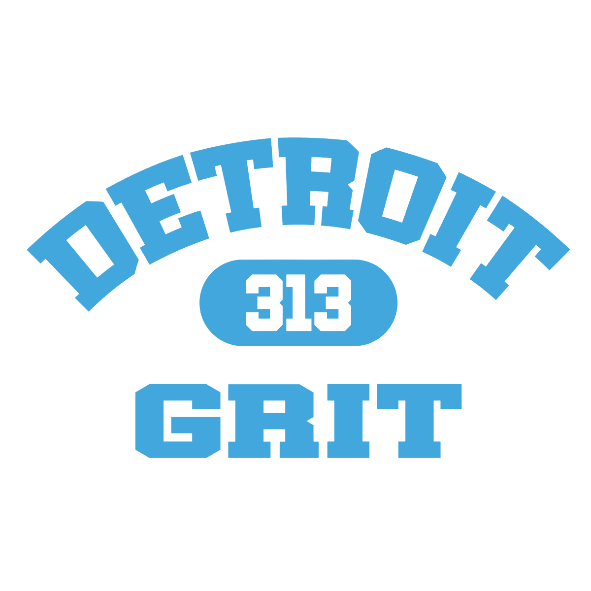 Detroit Grit 313 Football Team SVG | Inspire Uplift