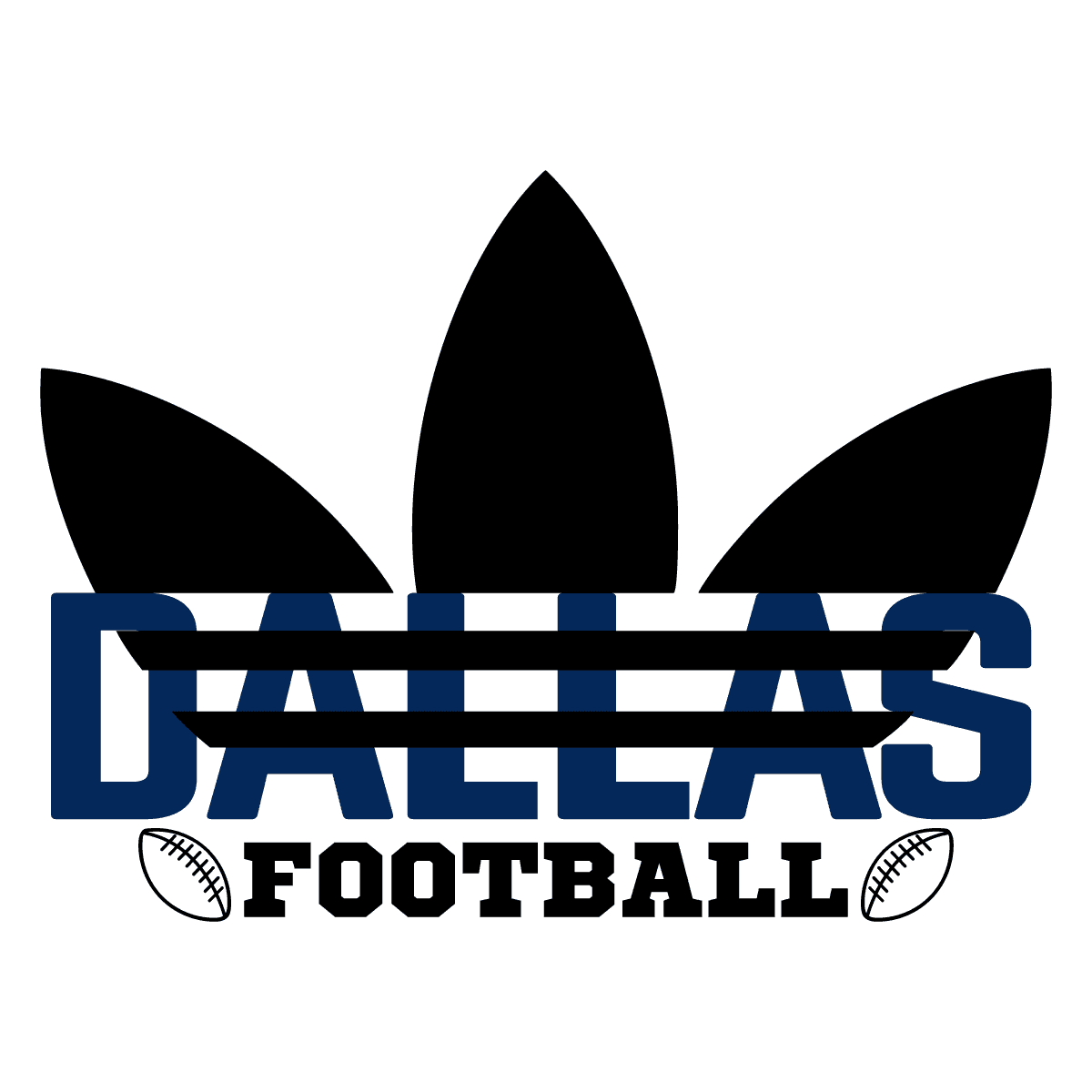 Dallas Football Adidas Logo SVG Digital Download Untitled | Inspire Uplift