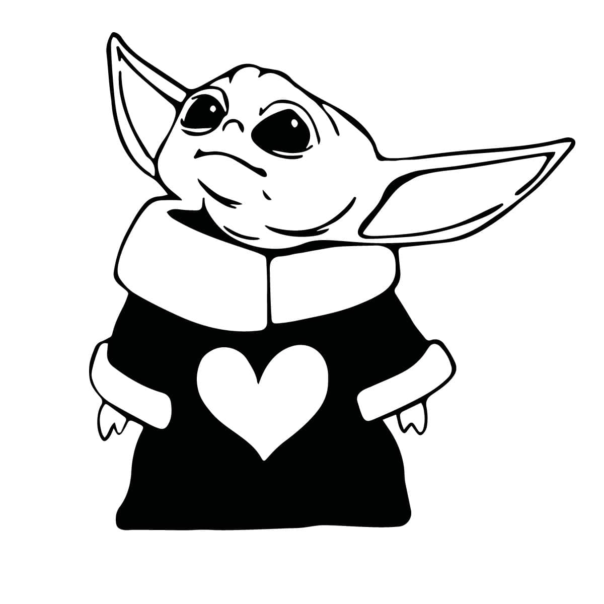 Disney Star Wars Trending Jedi Baby Yoda SVG | Inspire Uplift