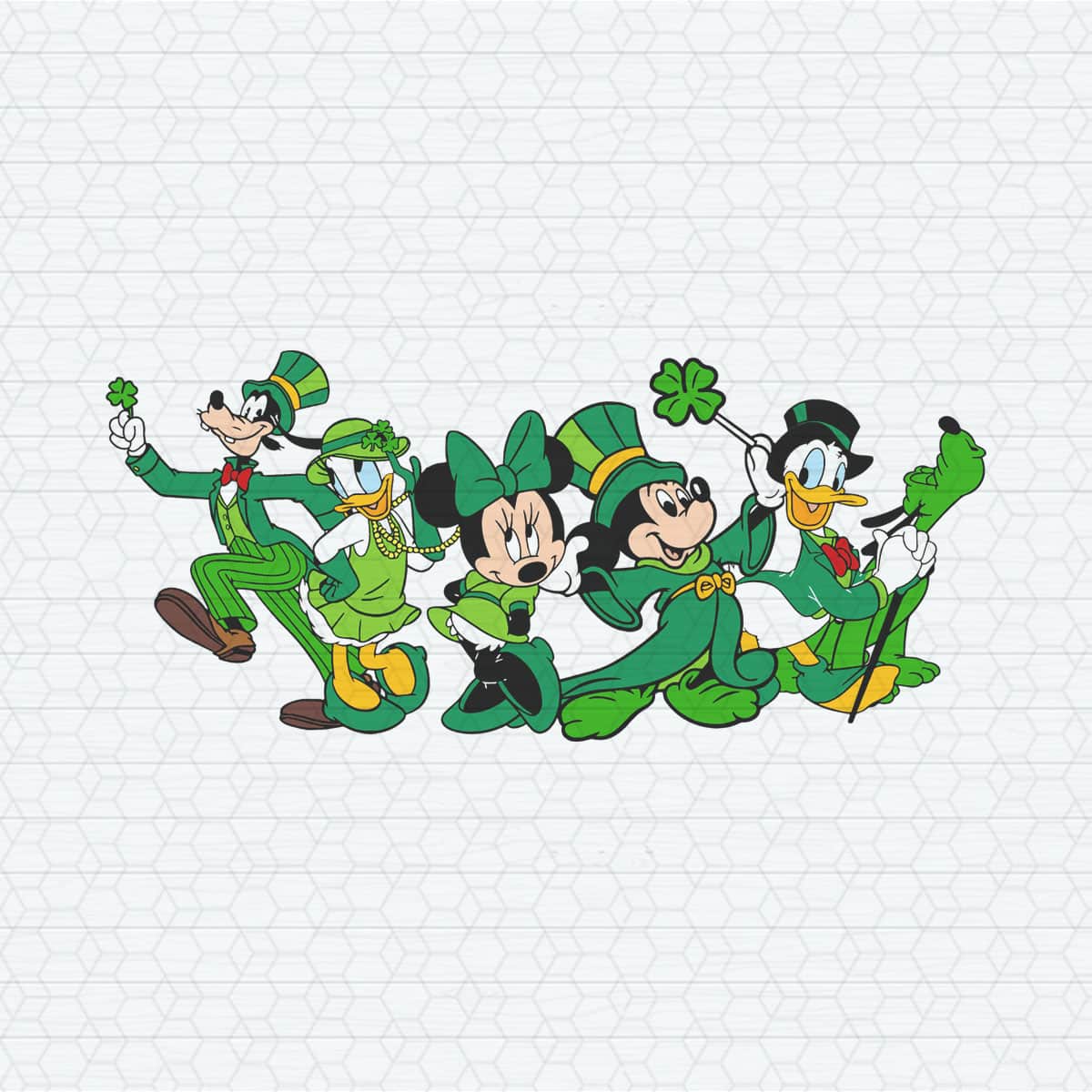 Clover Mickey Disney Friends SVG | Inspire Uplift
