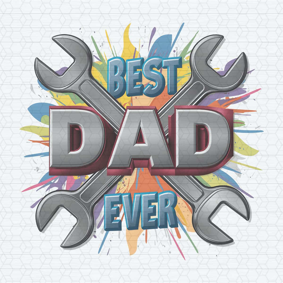 Funny Mechanic Best Dad Ever PNG | Inspire Uplift