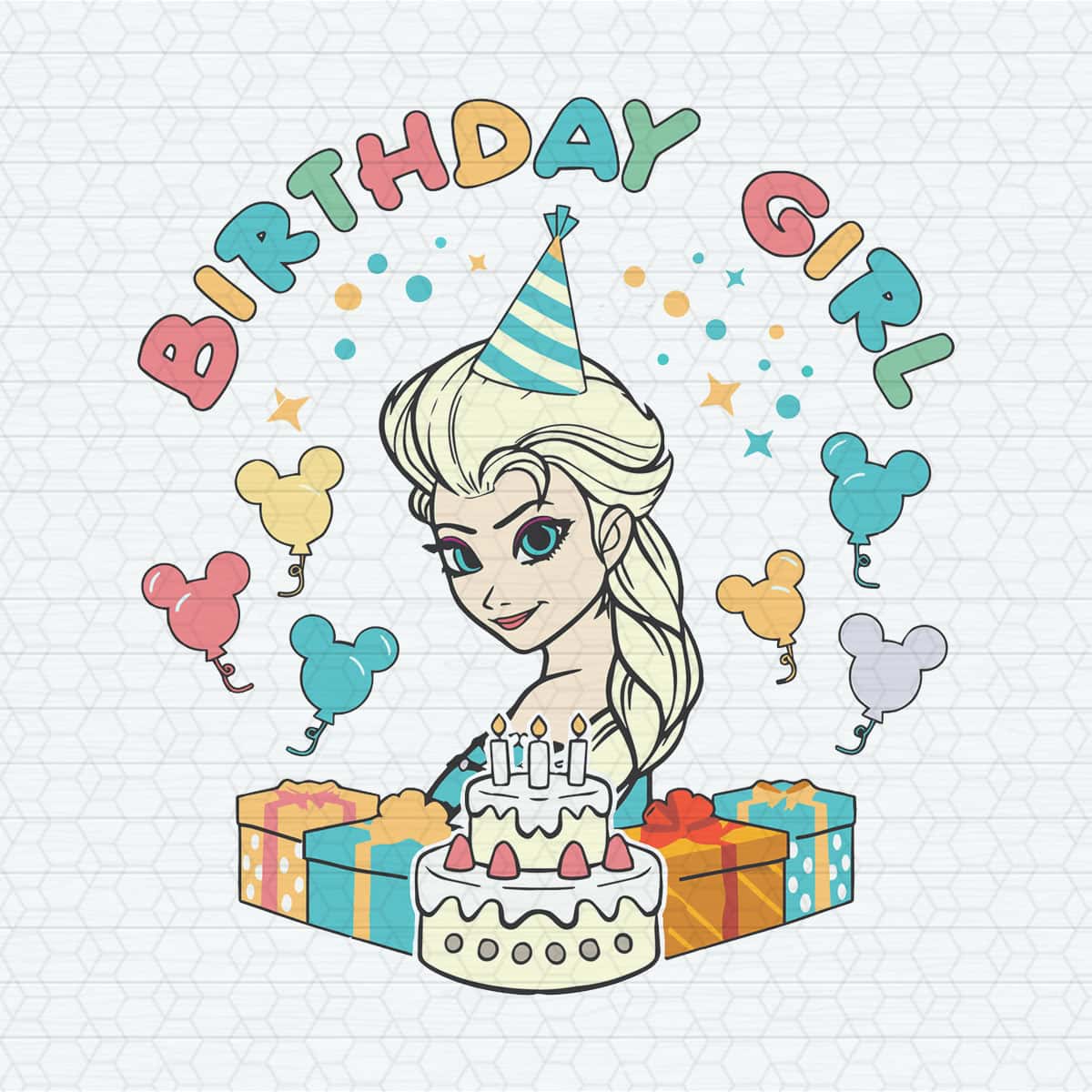 Disney Frozen Elsa Princess Birthday Girl SVG | Inspire Uplift