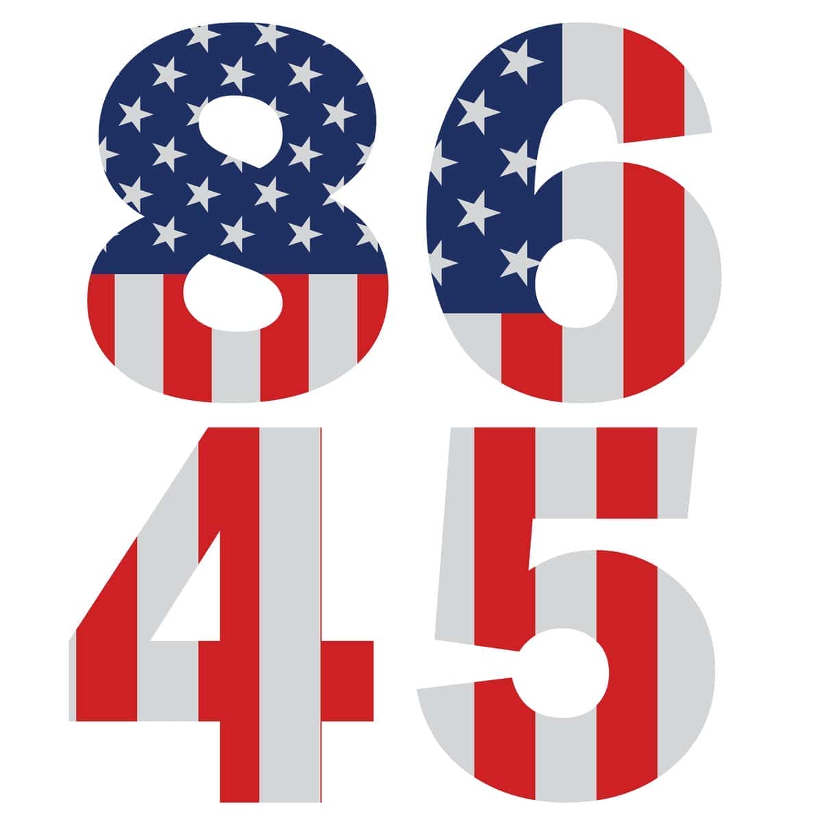 8645 Antil Trump Gift Trending SVG US Flag SVG | Inspire Uplift