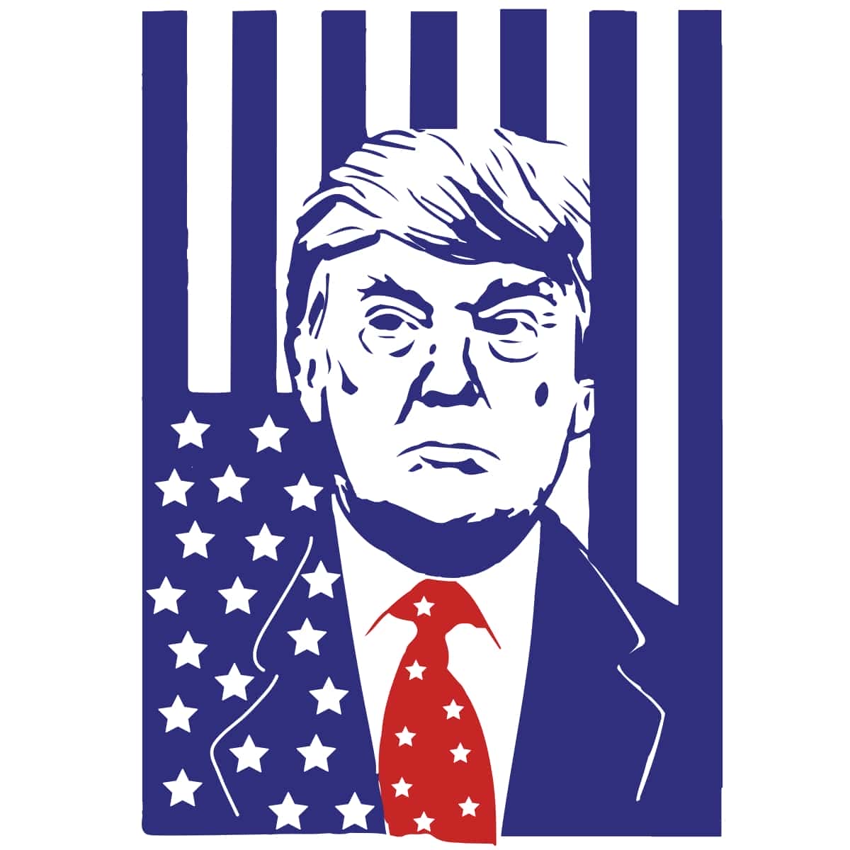 US Flag Donald Trump President SVG Trending Trump Gift SVG D | Inspire ...