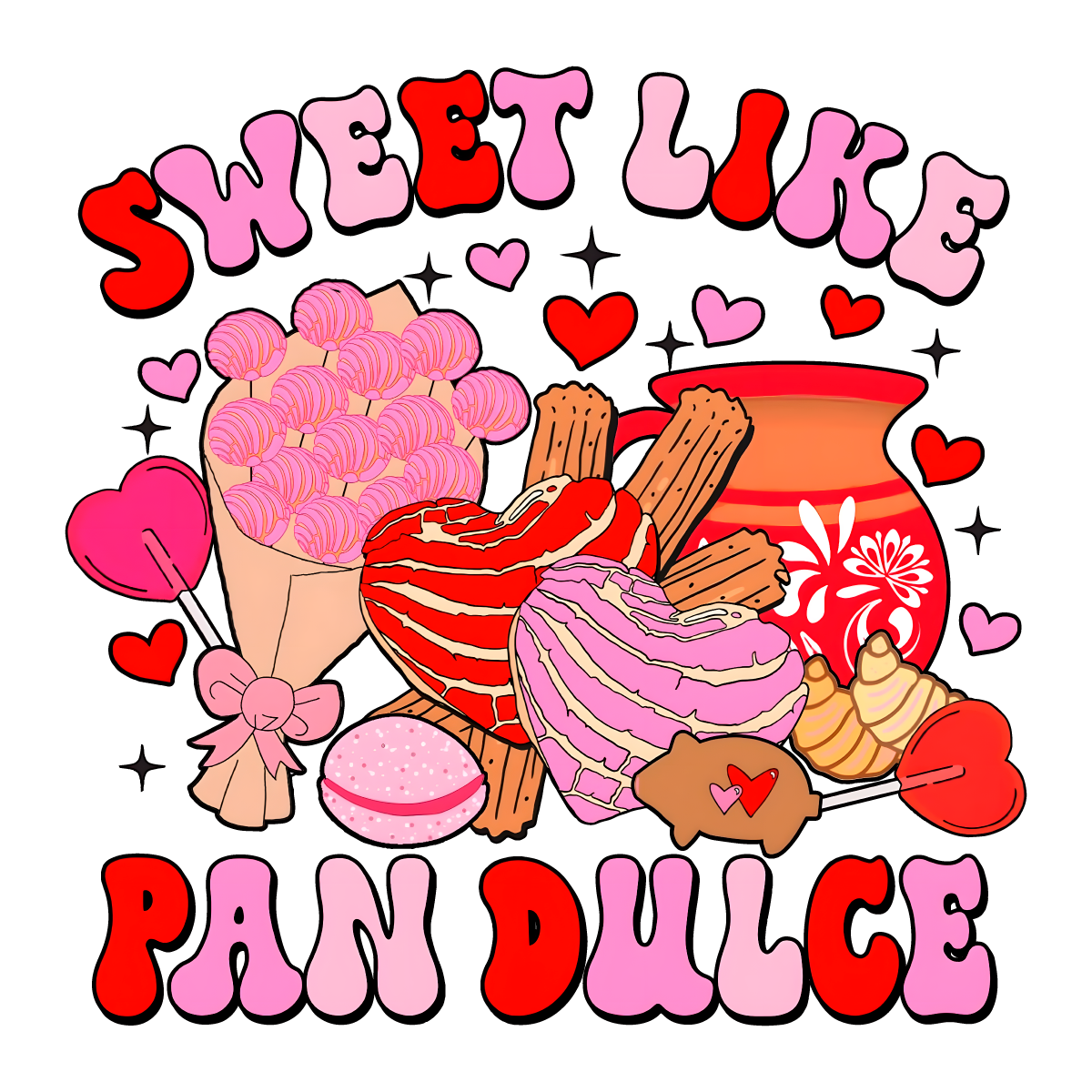 Valentine Sweet Like Pan Dulce PNG | Inspire Uplift