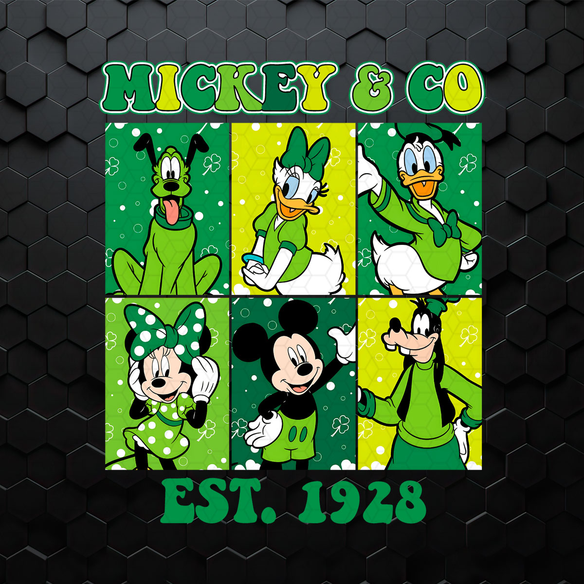 Disney Patrick Day Mickey And Co Est 1928 PNG | Inspire Uplift