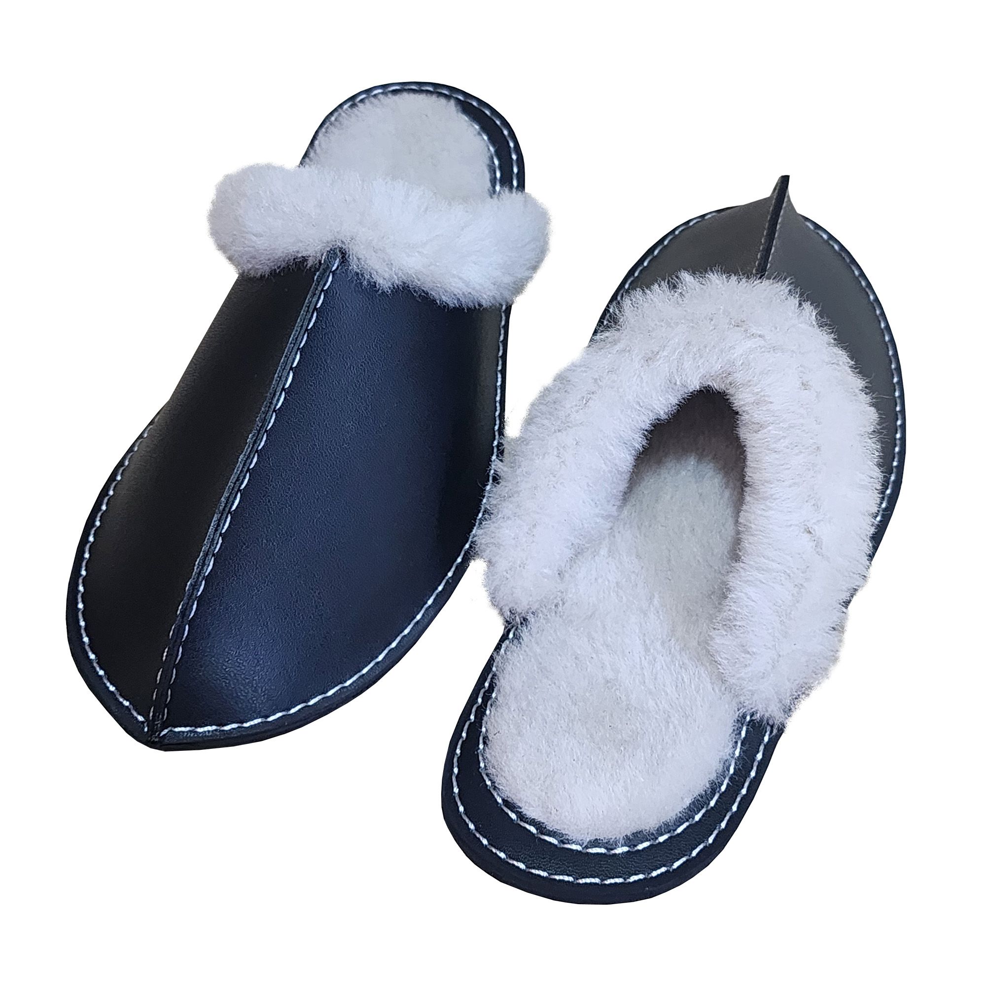 Shearling Leather Slippers | Inspire Uplift