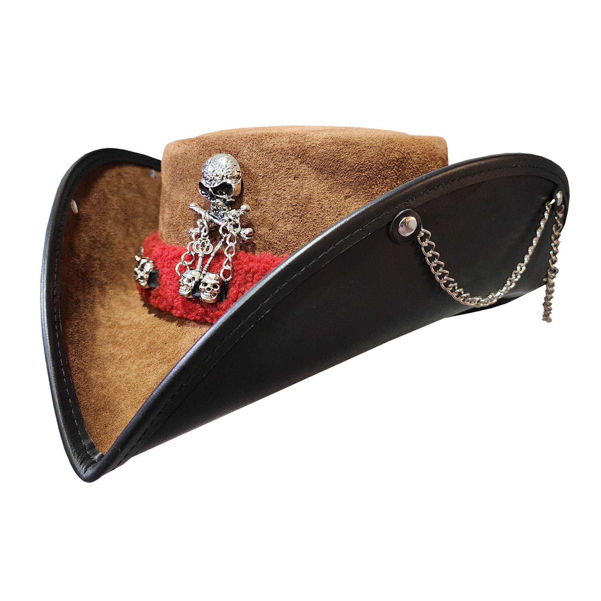 Gothic Fantasy Steampunk Suede Leather Hat | Inspire Uplift