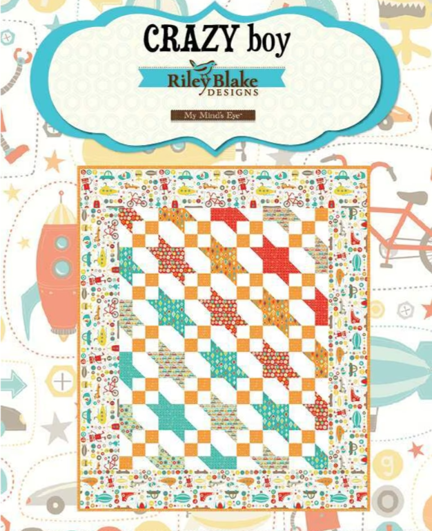 Riley Blake Crazy Boy - Downloadable PDF - Inspire Uplift