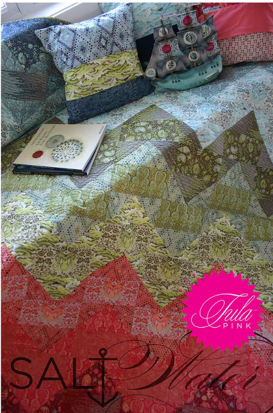 Tula Pink Tranquil Waters Quilt - Downloadable PDF | Inspire Uplift