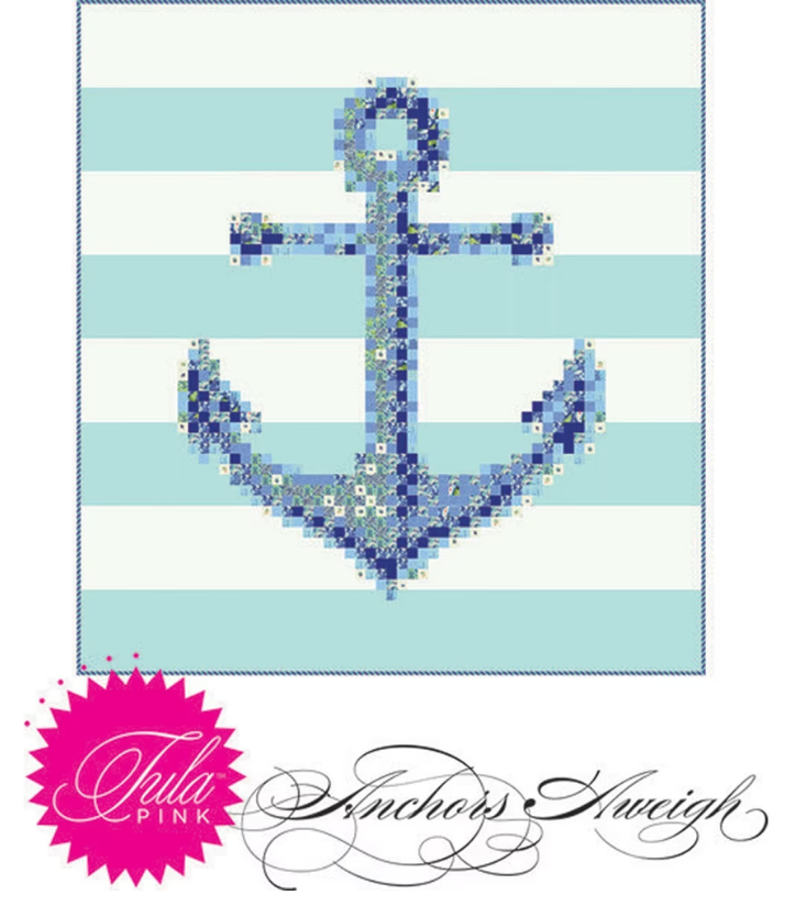 Tula Pink Anchors Aweigh Zuma Quilt - Downloadable PDF | Inspire Uplift