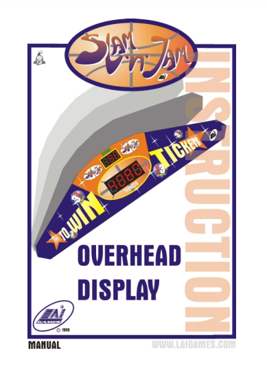 LAI Games Slam 'n' Jam Overhead Display Manual PDF | Inspire Uplift