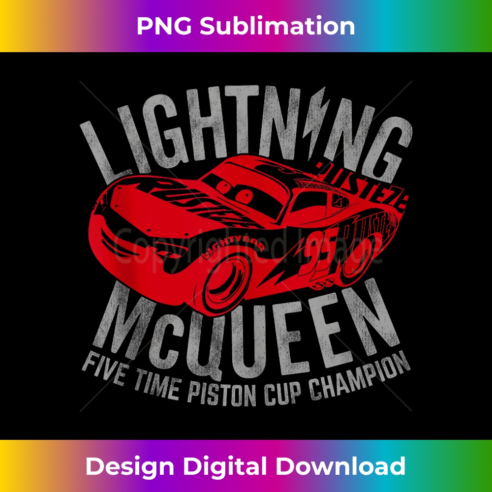 Disney Pixar Cars Lightning McQueen Five Time Champion - Art | Inspire ...
