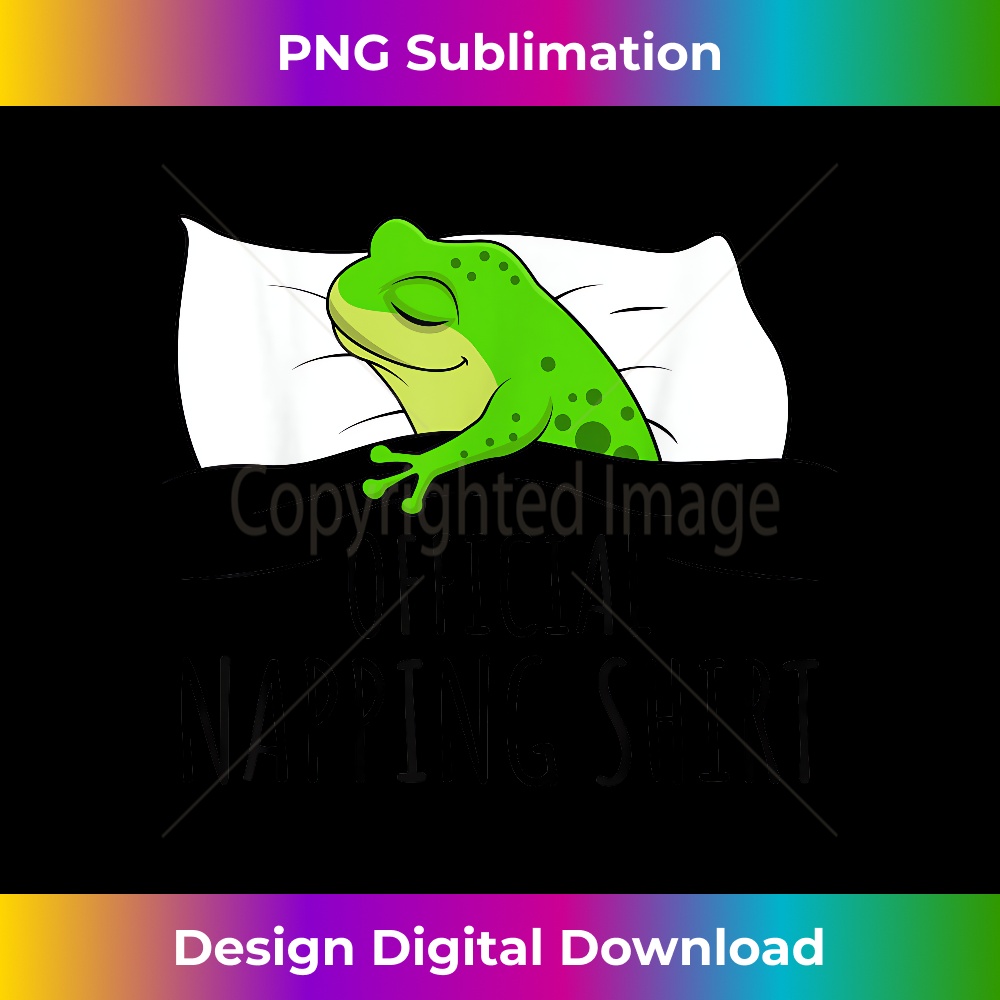 Sleeping Frog Lover Girls Official Napping - Innovative PNG | Inspire ...