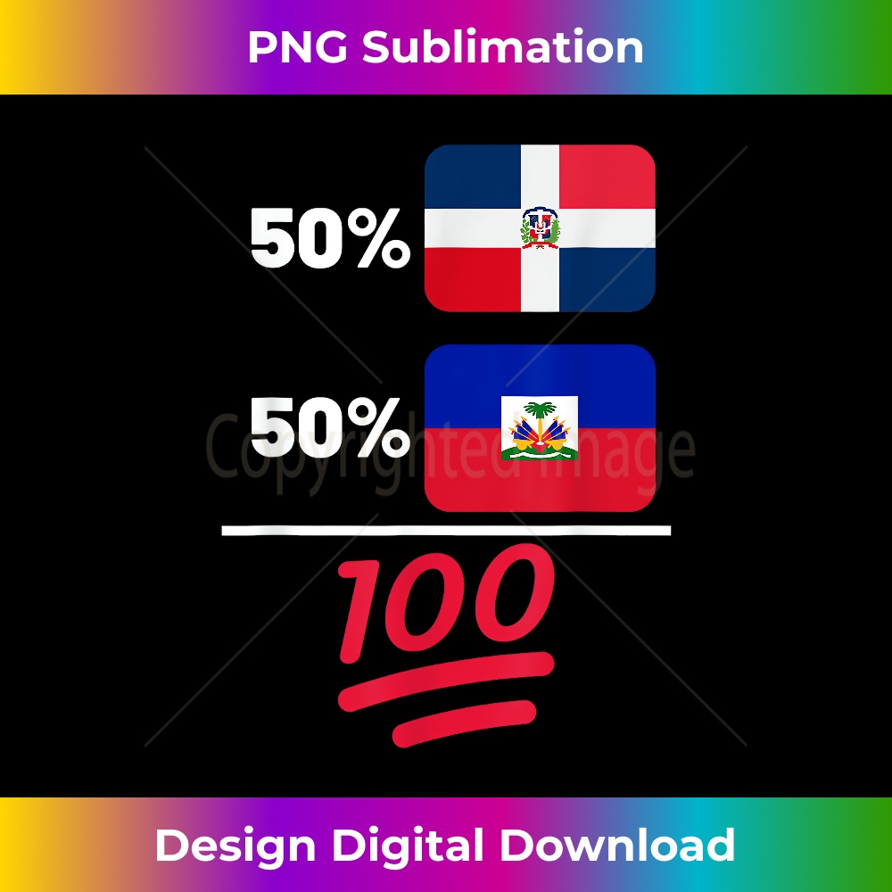 Haitian Plus Dominican Mix Flag Heritage - Timeless PNG Subl | Inspire ...