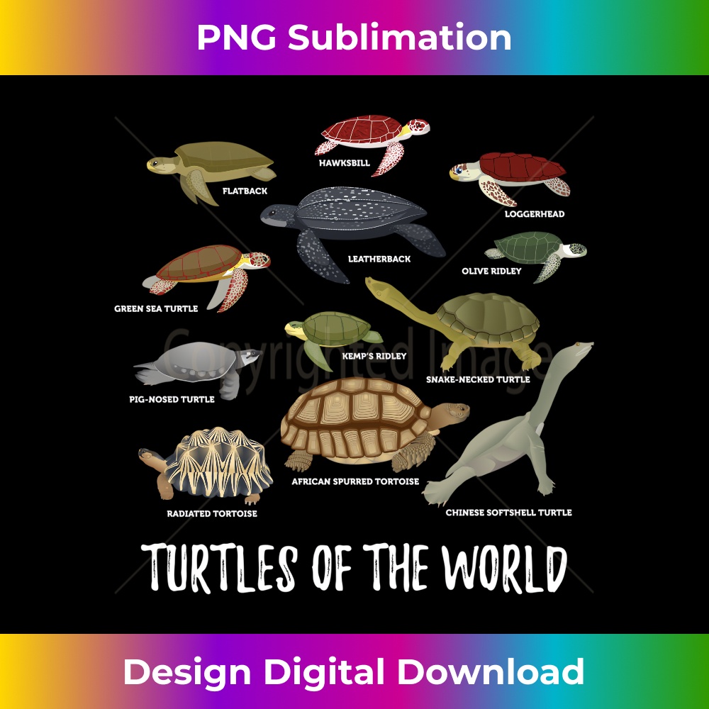 Types of Turtle Tortoise Apparel Sea Turtle Lovers - Bohemi | Inspire ...