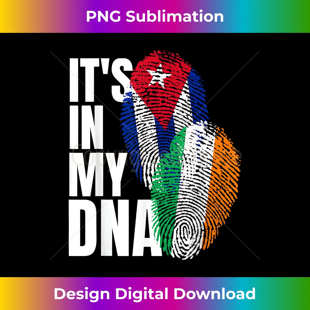 Irish And Cuban Mix DNA Flag Heritage - Urban Sublimation PN | Inspire ...