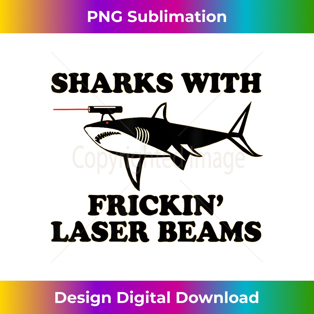 Sharks With Laser Beams on Their Heads - Urban Sublimation P | Inspire Uplift