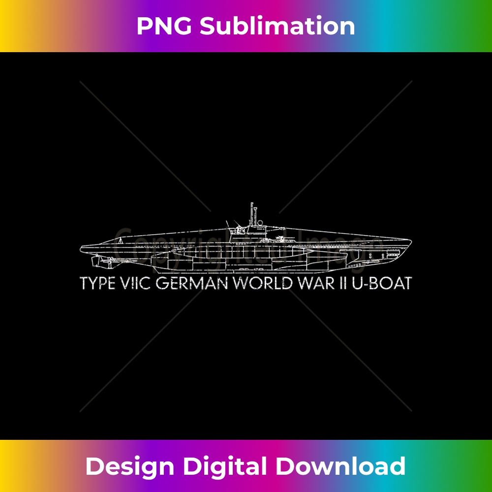 Type VII C U-boat WWII German Submarine Blueprints - Timeles | Inspire ...