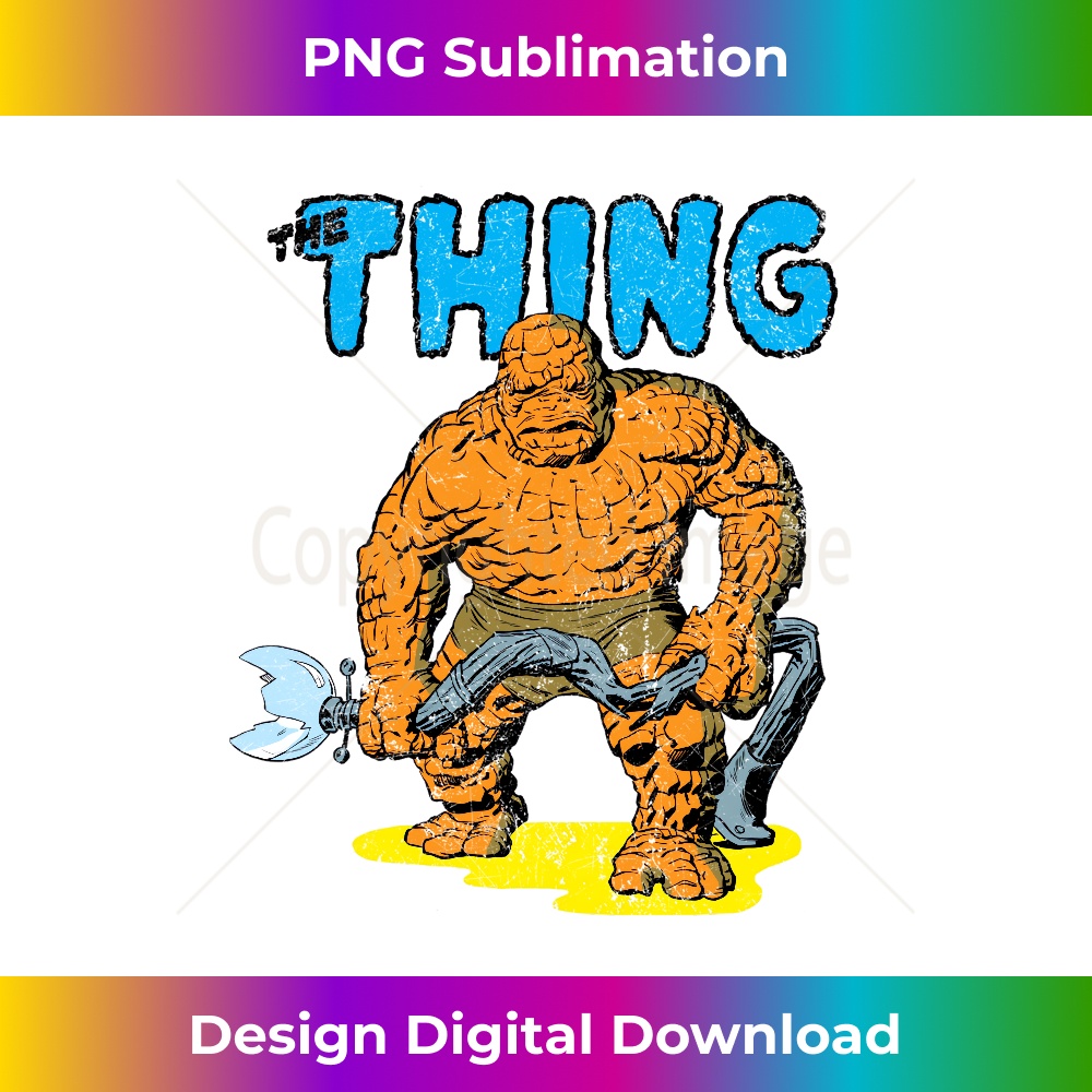 Marvel The Fantastic Four The Thing Retro - Artisanal Sublim | Inspire ...