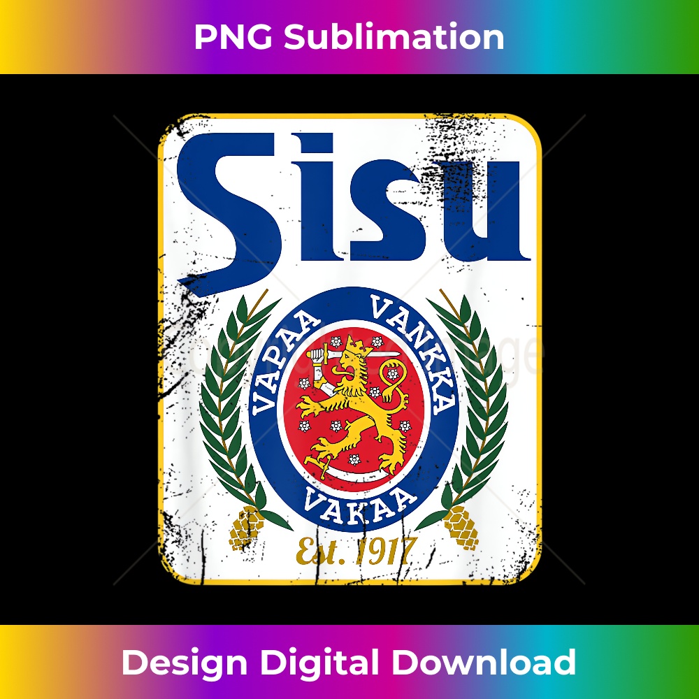 Sisu Vintage Beer Label Classic Finnish Coat of Arms - Minim | Inspire ...