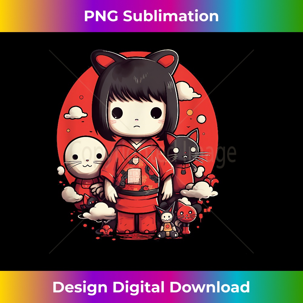 Japanese Cute Baby Plushie Style Geisha Far East Culture - I - Inspire ...