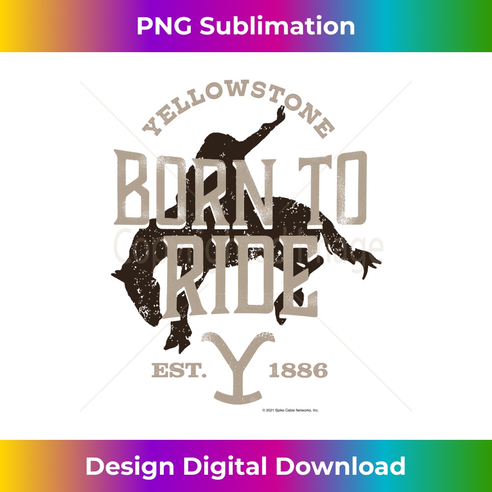 Yellowstone Est. 1886 Born To Ride Rodeo Logo - Chic Sublima | Inspire ...