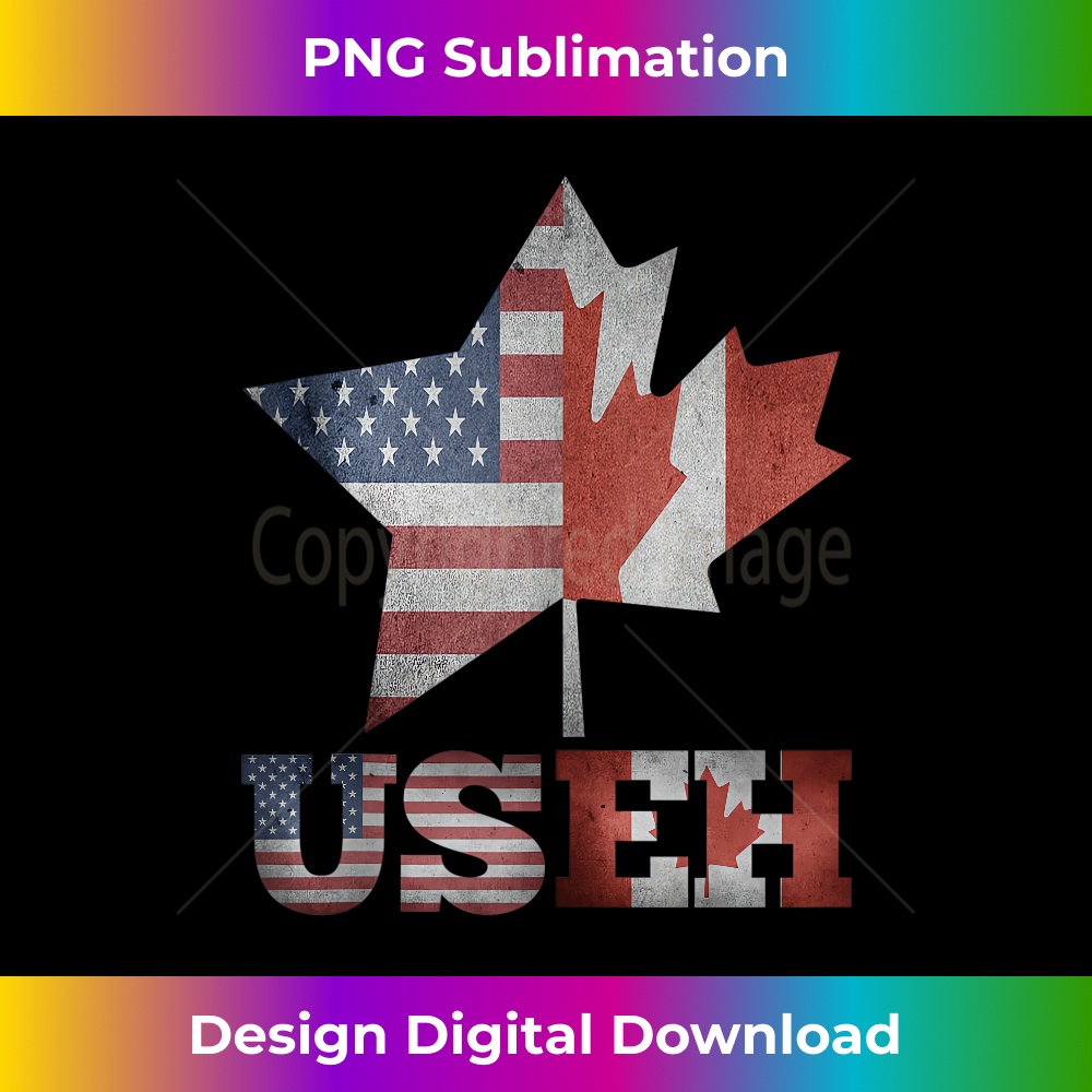 USEH Leaf Canadian American Flag Canada USA Flag - Deluxe PN | Inspire ...
