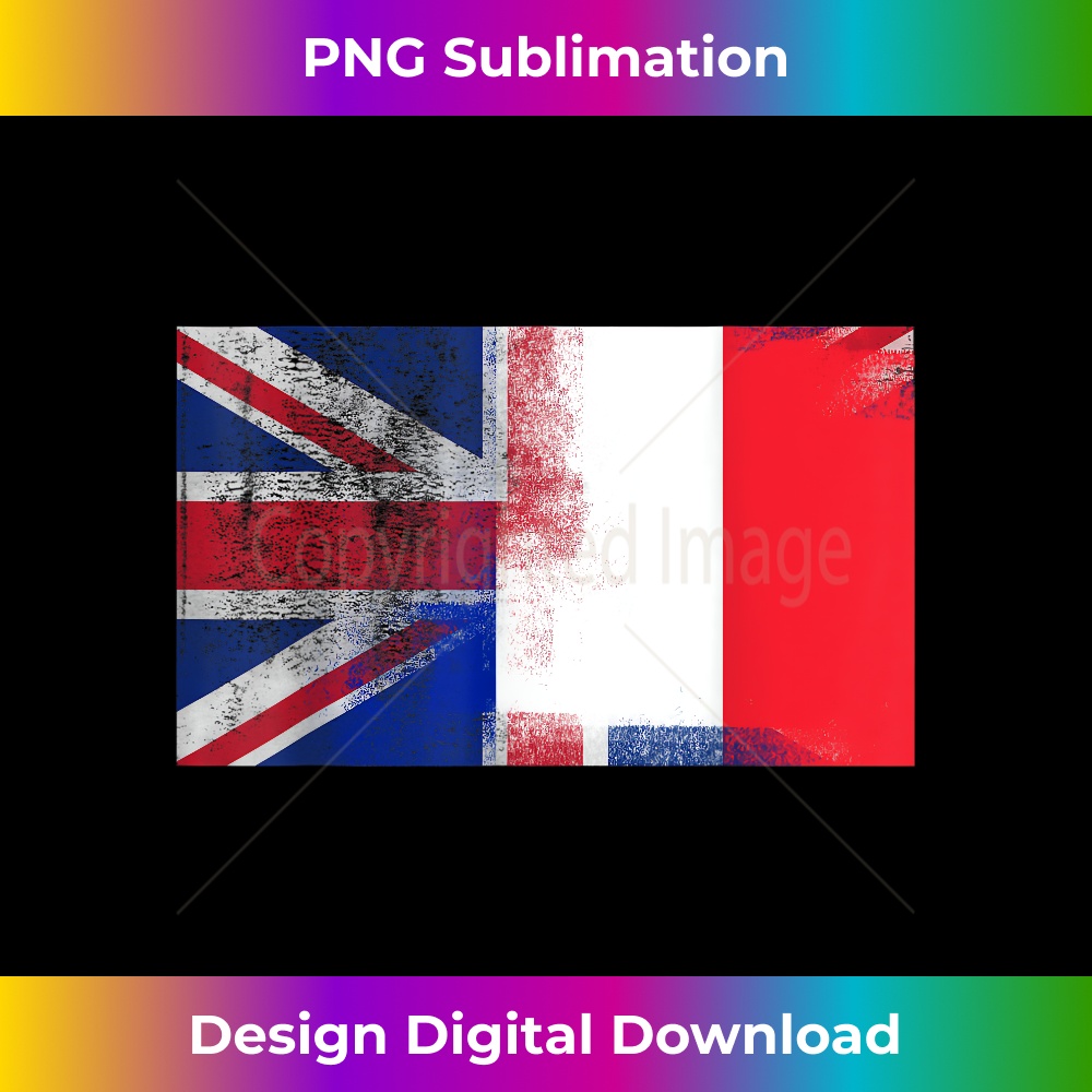 British French Half France Half UK Flag - Chic Sublimation D | Inspire ...