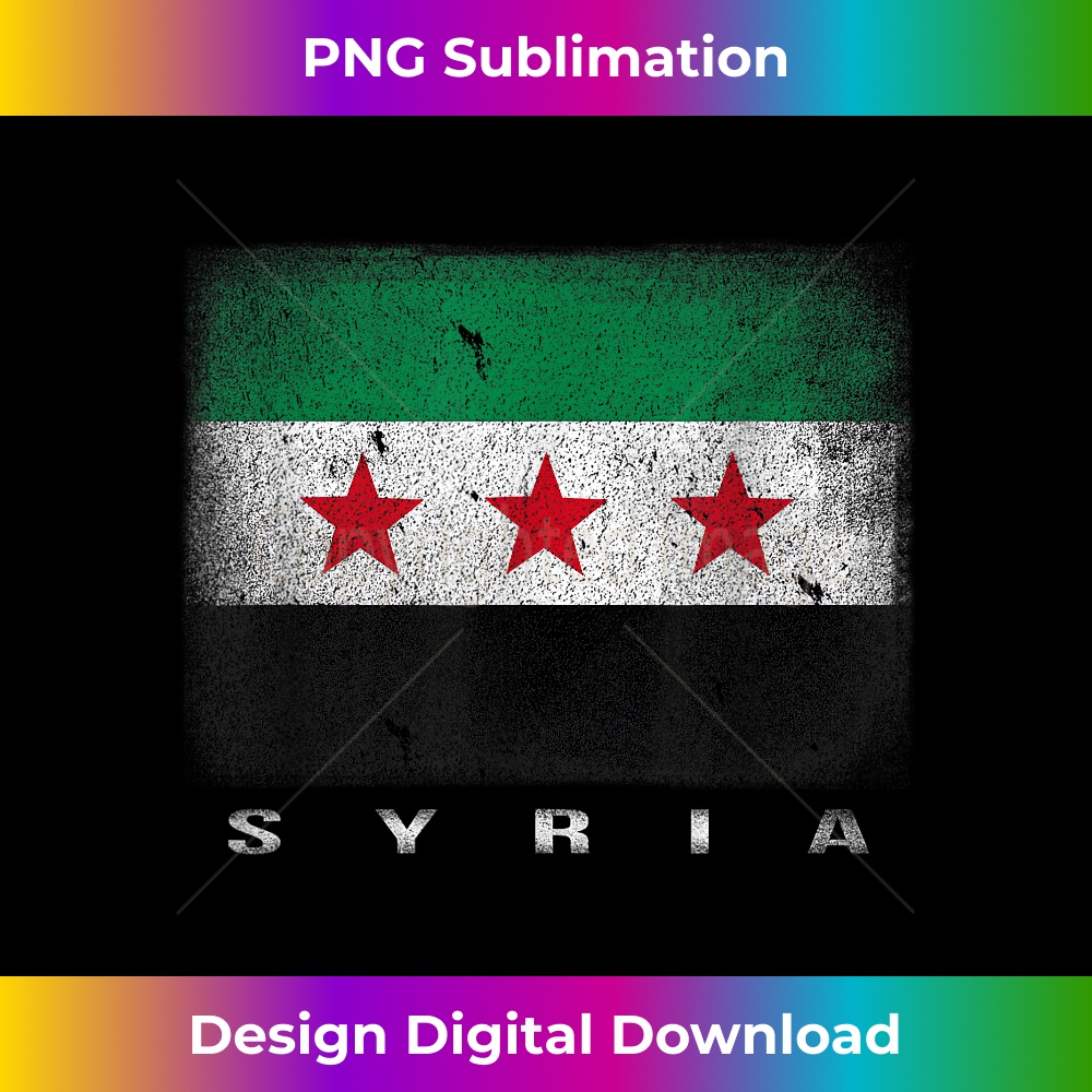 Vintage Syrian Flag Syria Love - Innovative PNG Sublimation | Inspire ...