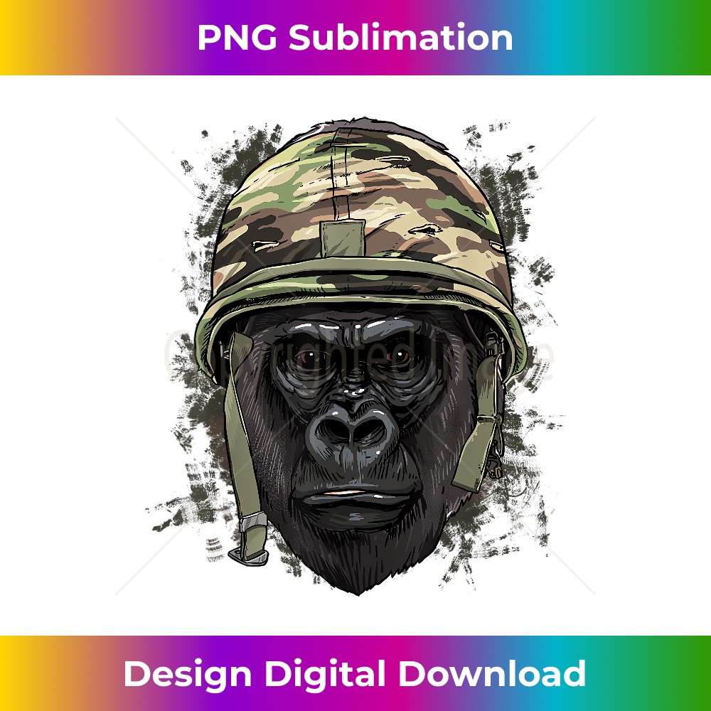 Gorilla Soldier Veteran Army Gorilla Primate Animal Lover - | Inspire ...