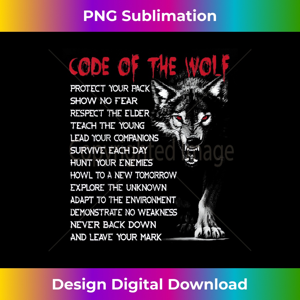 Code Of Wolf Vikings Fenrir Norse Mythology (On Back) - Eco- - Inspire ...