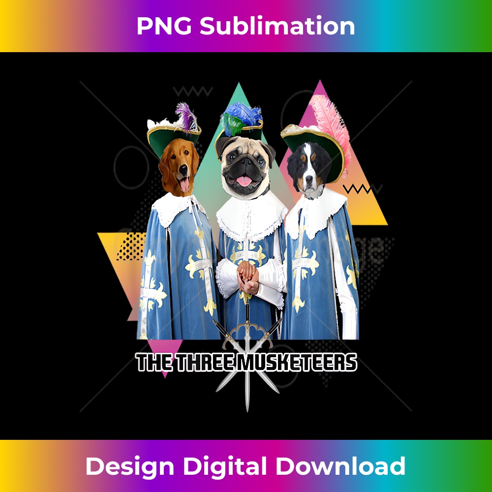 Funny Cute Three Musketeers Dogs - Edgy Sublimation Digital | Inspire ...