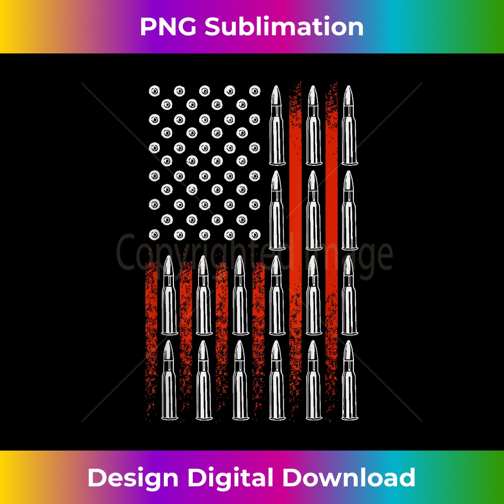 American Flag Bullet Ammo Addict - Innovative PNG Sublimatio | Inspire ...
