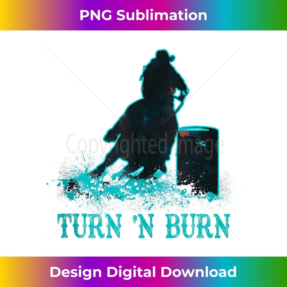Barrel Racer Turn and Burn Barrel Racing Rodeo Cowgirl - Sub | Inspire ...