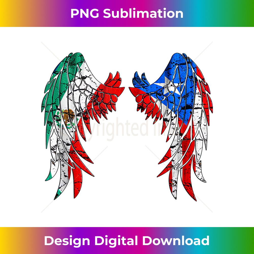 Mexirican Puerto Rico Flag Mexico Mexican and Puerto Rican - | Inspire ...