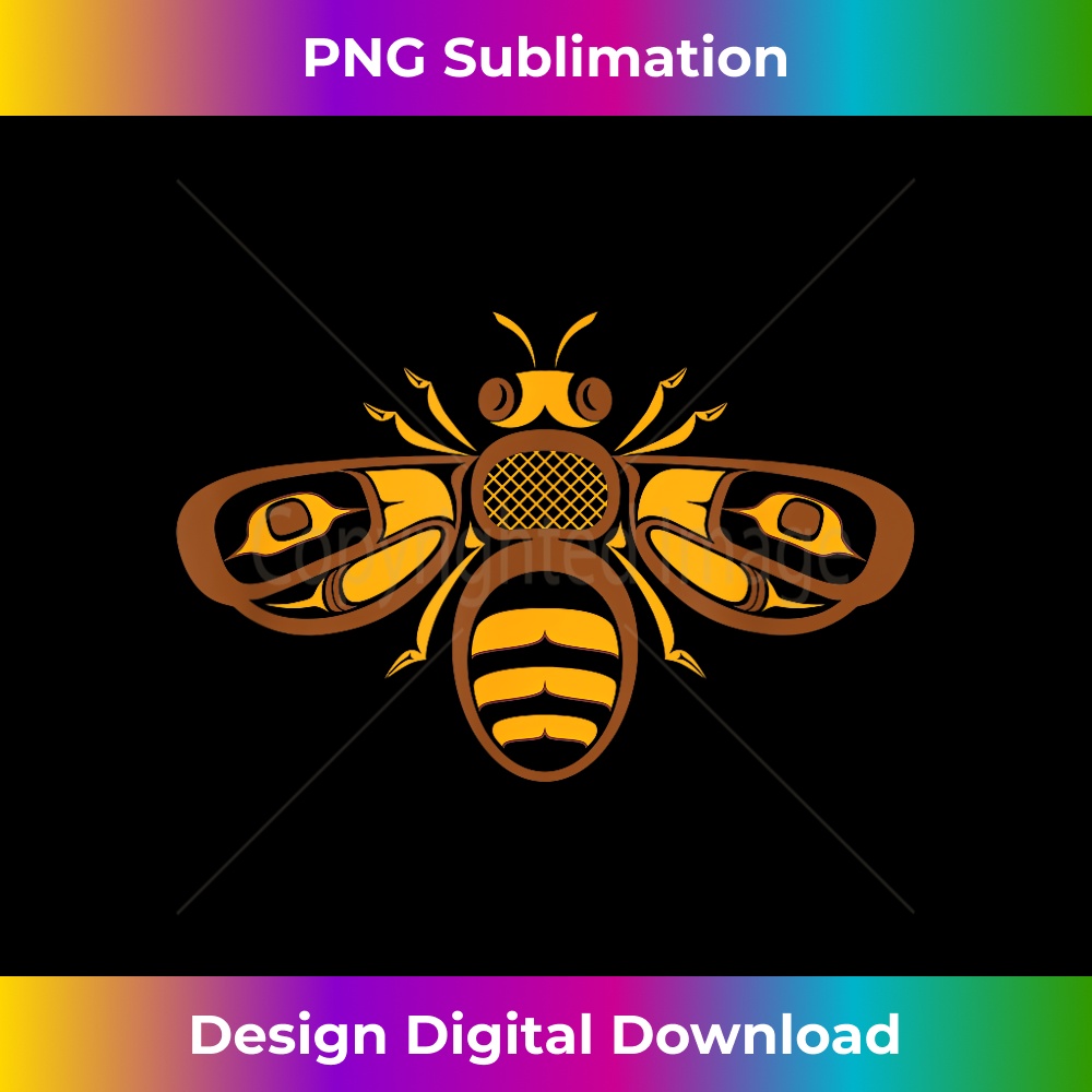 Northwest Indian Honey Bee Formline Design Dark - Classic Su | Inspire ...