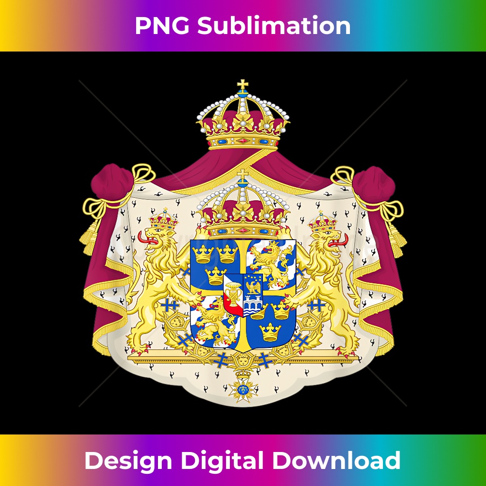 Sweden Coat Of Arms Swedish Emblem Symbol - Crafted Sublimat | Inspire ...
