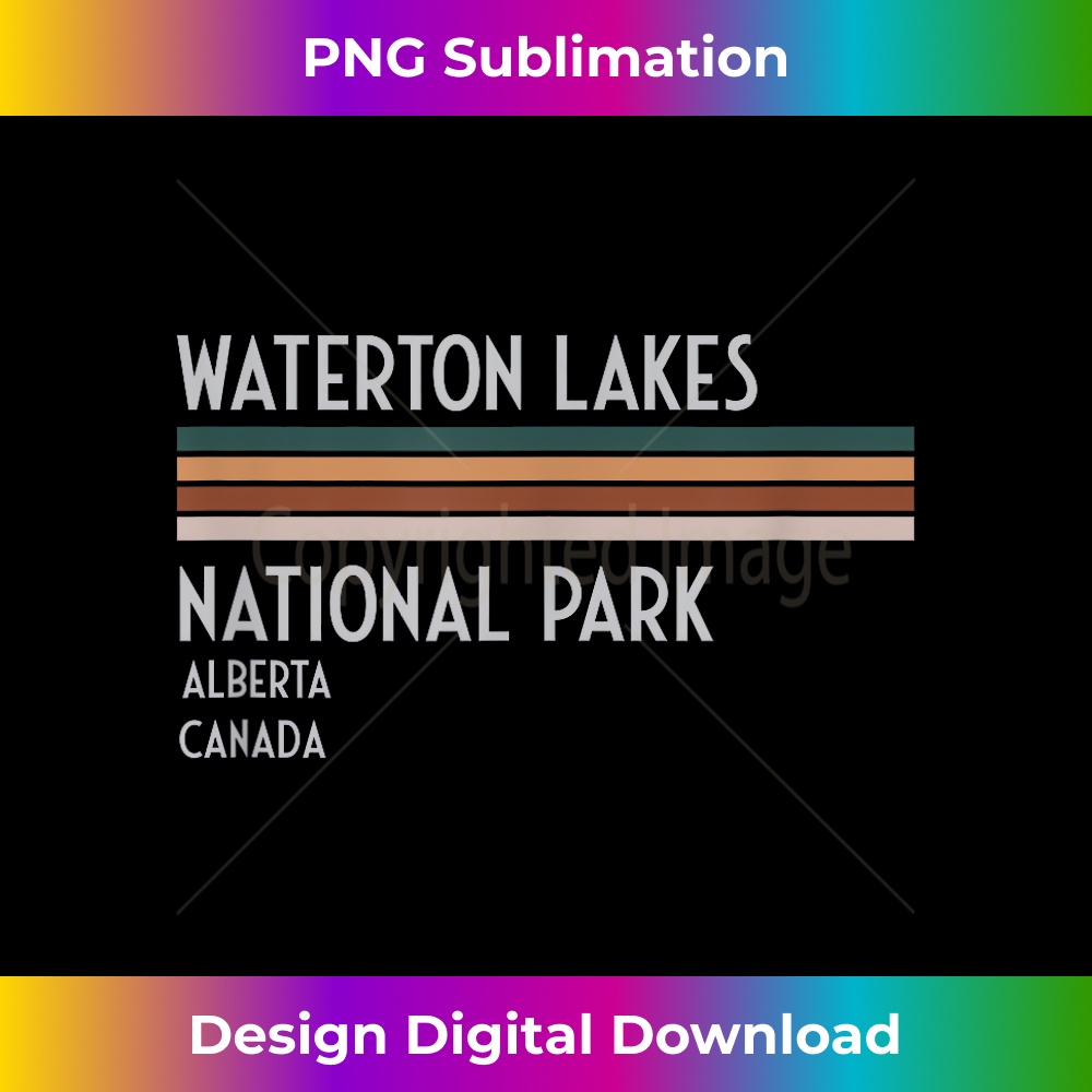 Waterton Lakes National Park Canada - Sleek Sublimation PNG | Inspire ...