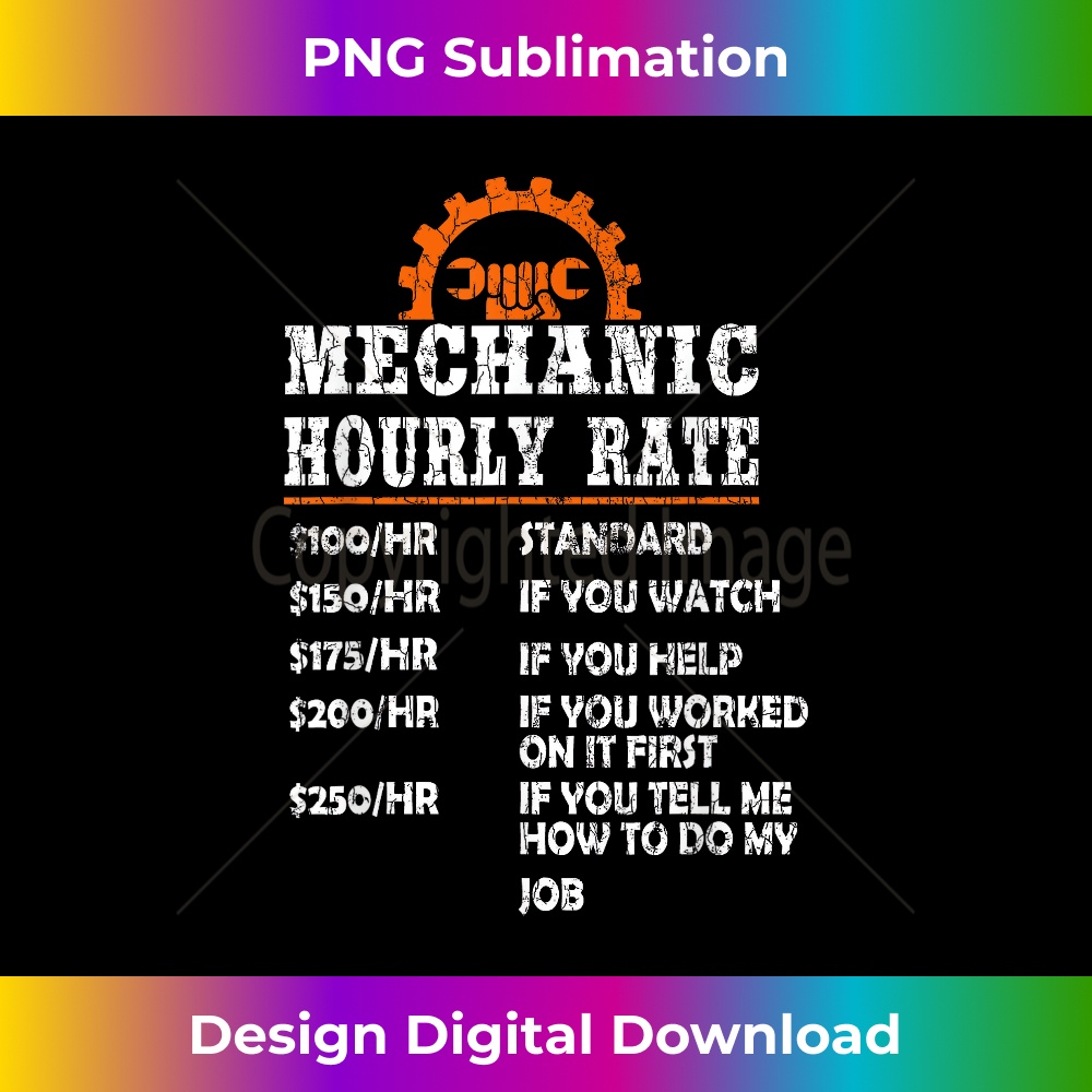 Mechanic Hourly Rate Funny Car Airplane Mechanics Graphic - | Inspire ...