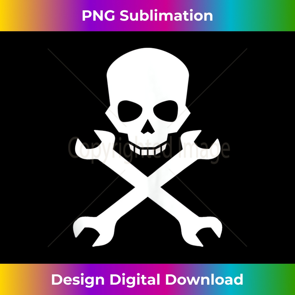 Skull with Crossed Wrenches For Mechanics and Gear Heads - S | Inspire ...