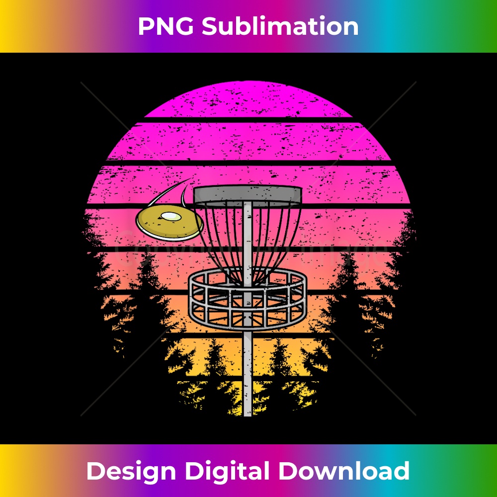 Retro Disc Golf Player Design I Vintage Sunset Sundown - Sop | Inspire ...